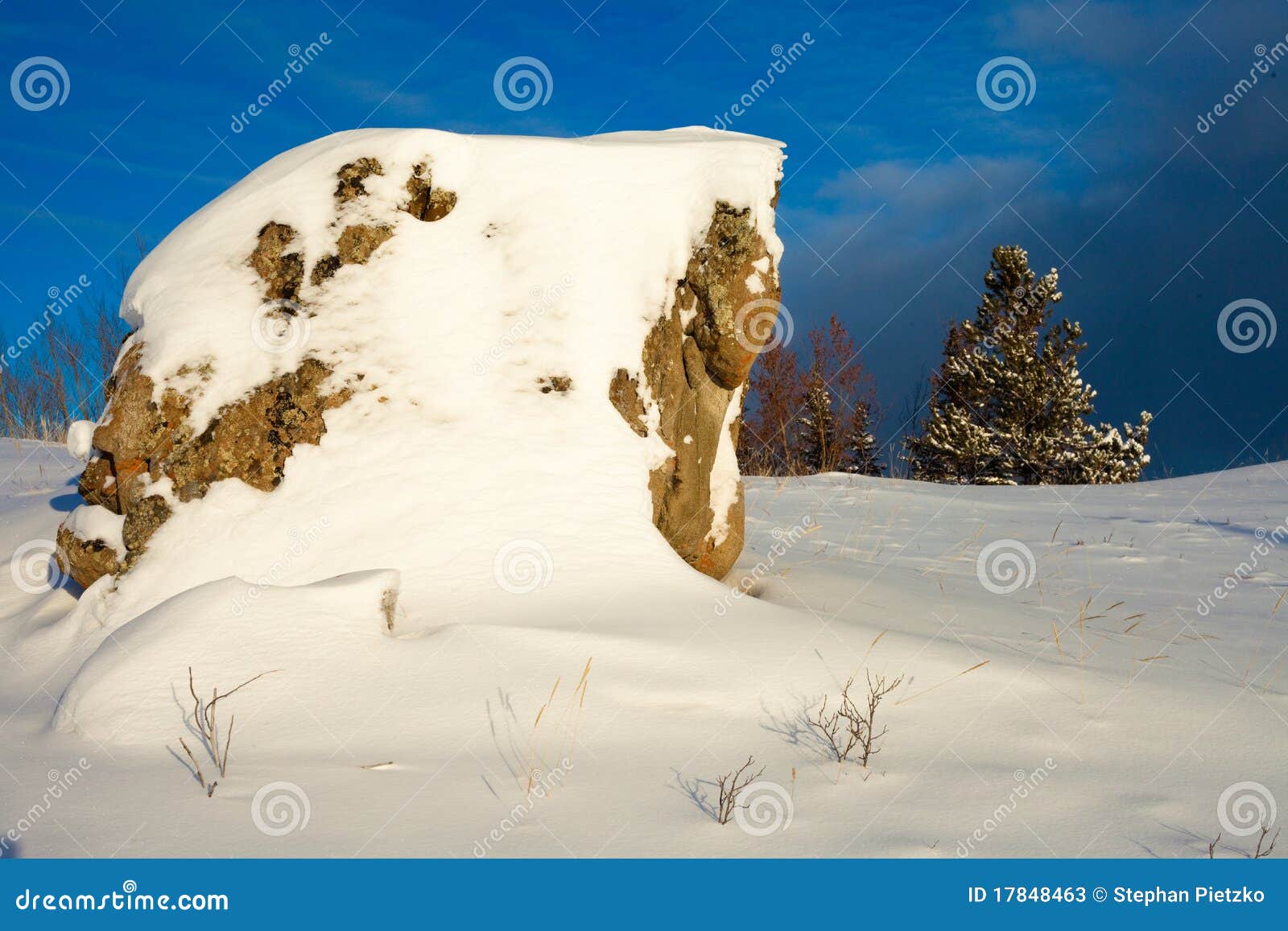Snow Wilderness Scene stock image. Image of slope, landscape - 17848463