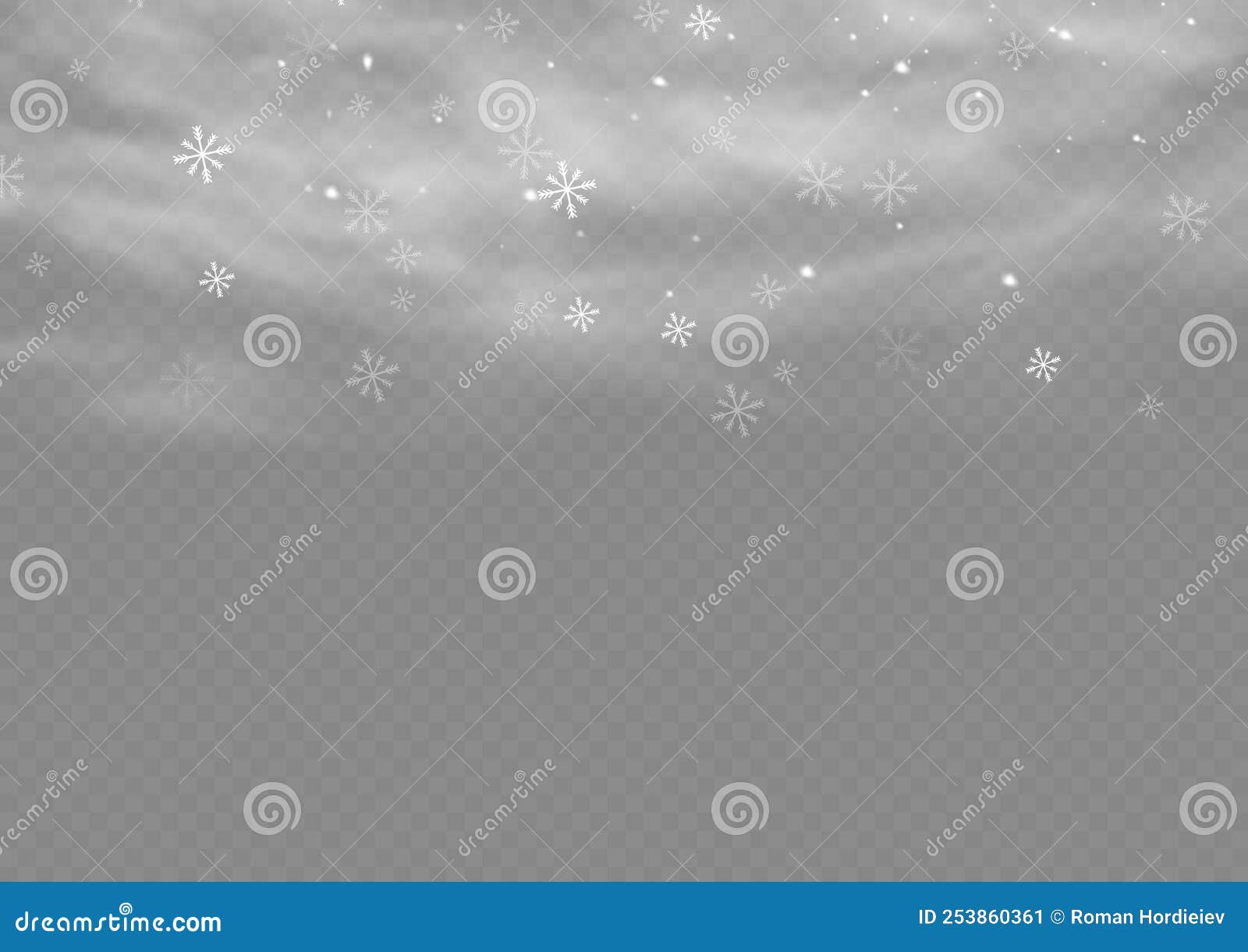Winter Snow Wind, Fog, White Gradient Decorative Stock Vector ...