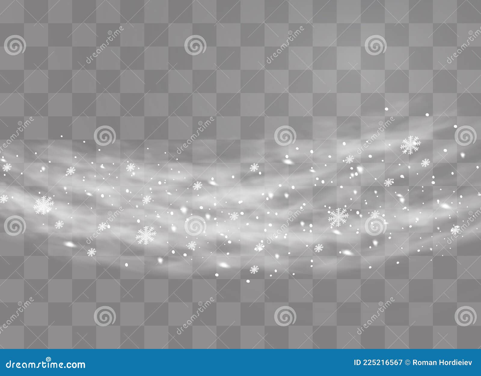 White Gradient Winter Snow Wind with Fog. Stock Vector - Illustration ...