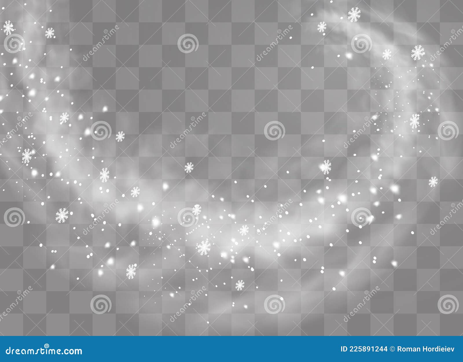 White Gradient Winter Snow Wind with Fog. Stock Vector - Illustration ...