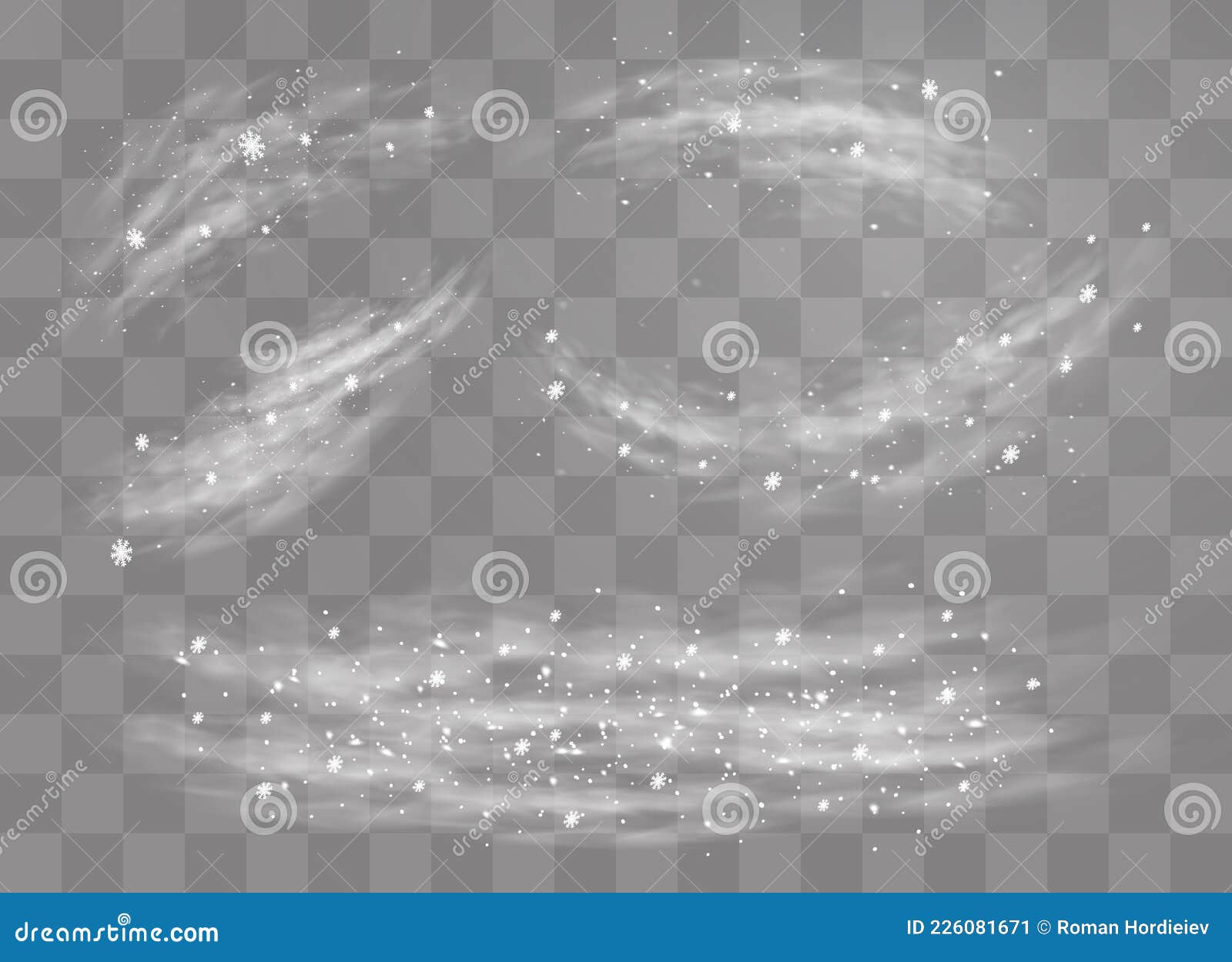 White Gradient Winter Snow Wind with Fog. Stock Vector - Illustration ...