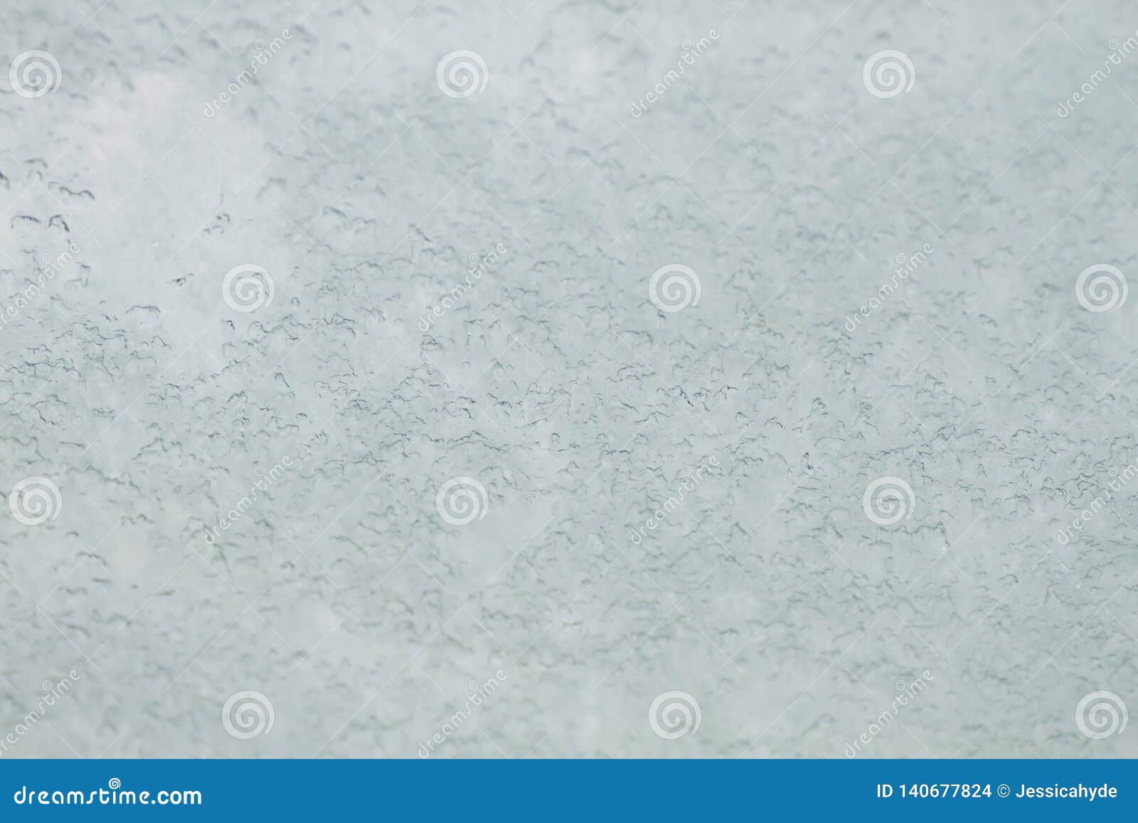 Snow on a Window Glass, Background or Texture Stock Photo - Image of ...