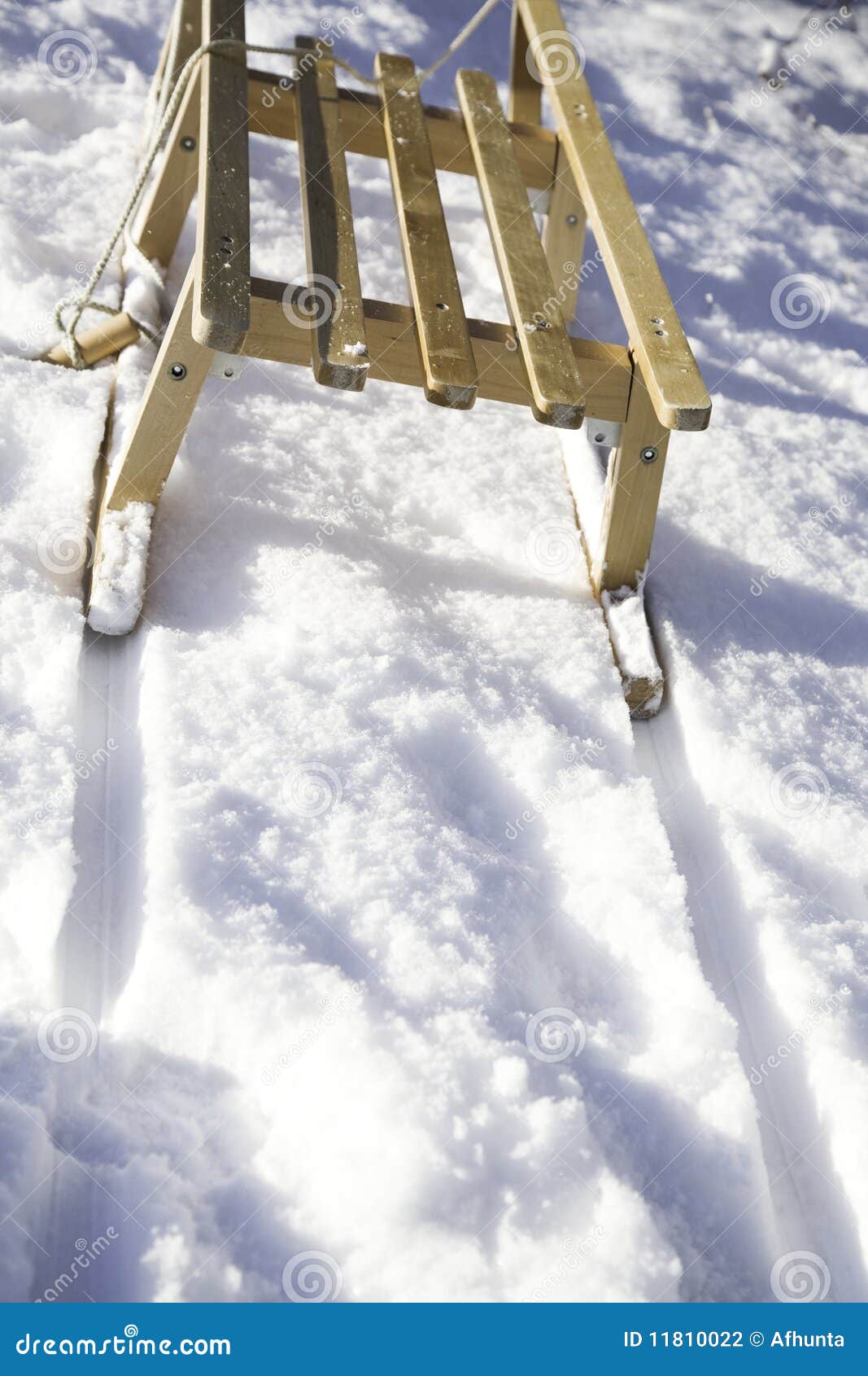 Snow, winter and Sledges stock photo. Image of sled, cold - 11810022