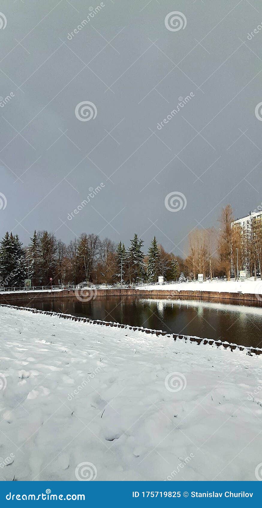 Snow Winter Spring Landscape Cold Stock Image - Image of winter, snow ...