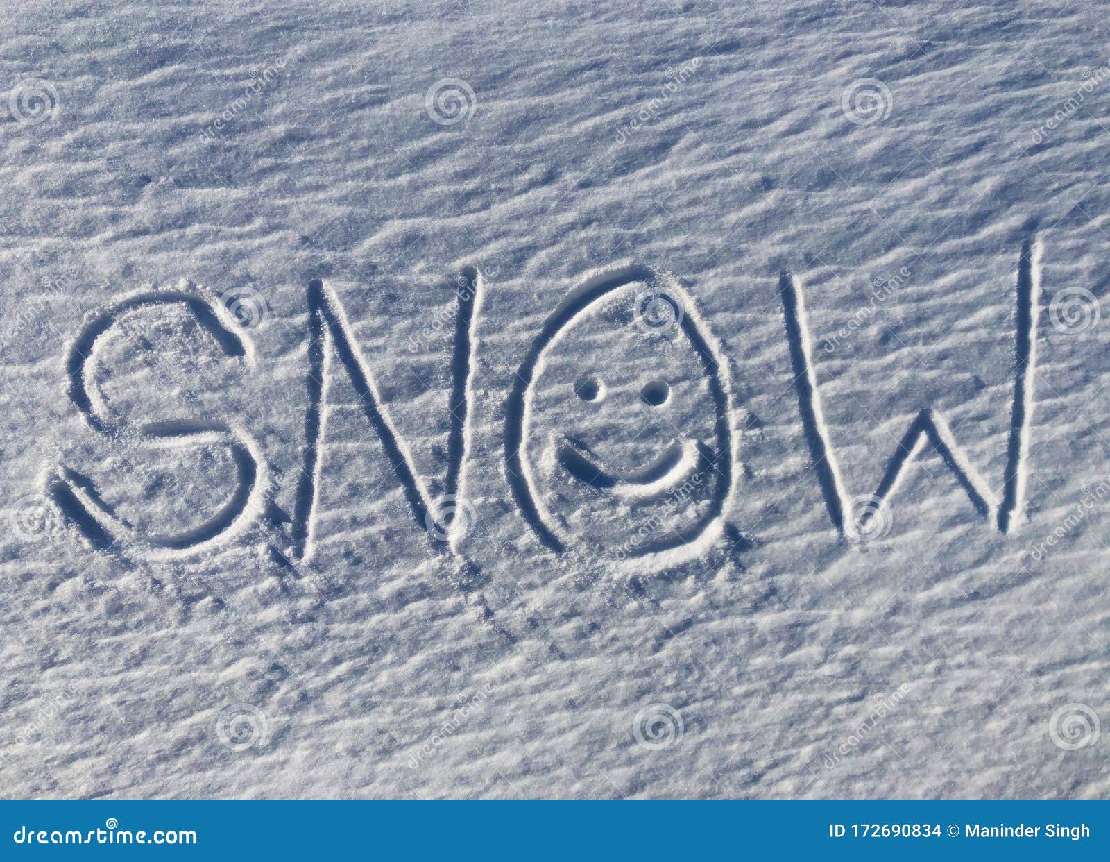 Snow text. stock photo. Image of word, vintage, heart - 172690834