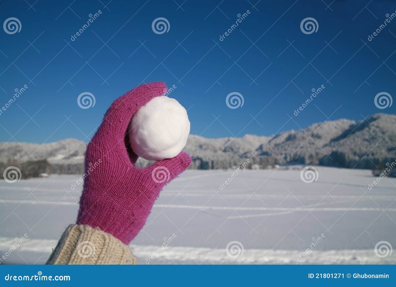 Snowball stock image. Image of pack, glove, break, child - 21801271