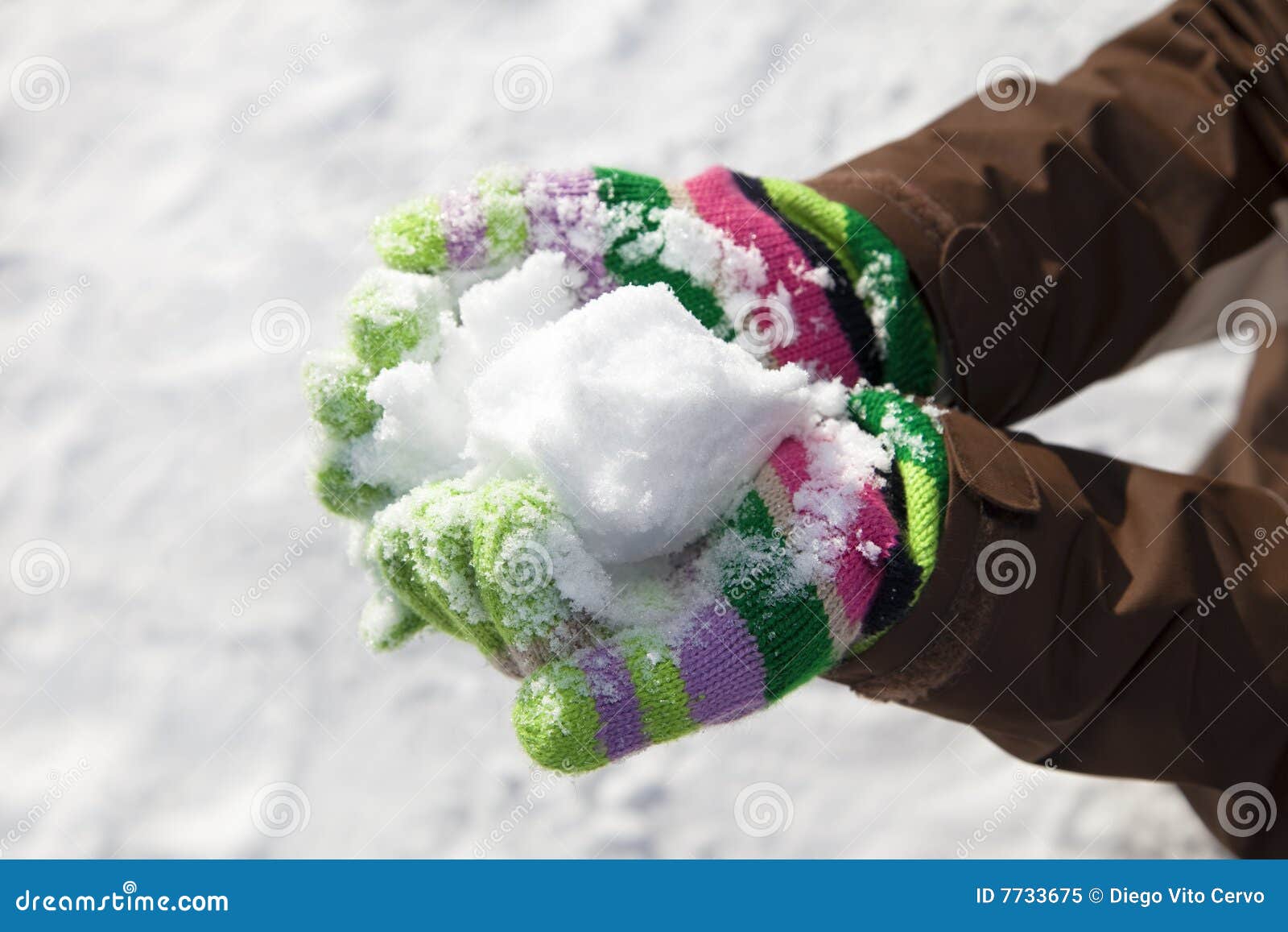 Snowball stock image. Image of colored, folded, angle - 7733675