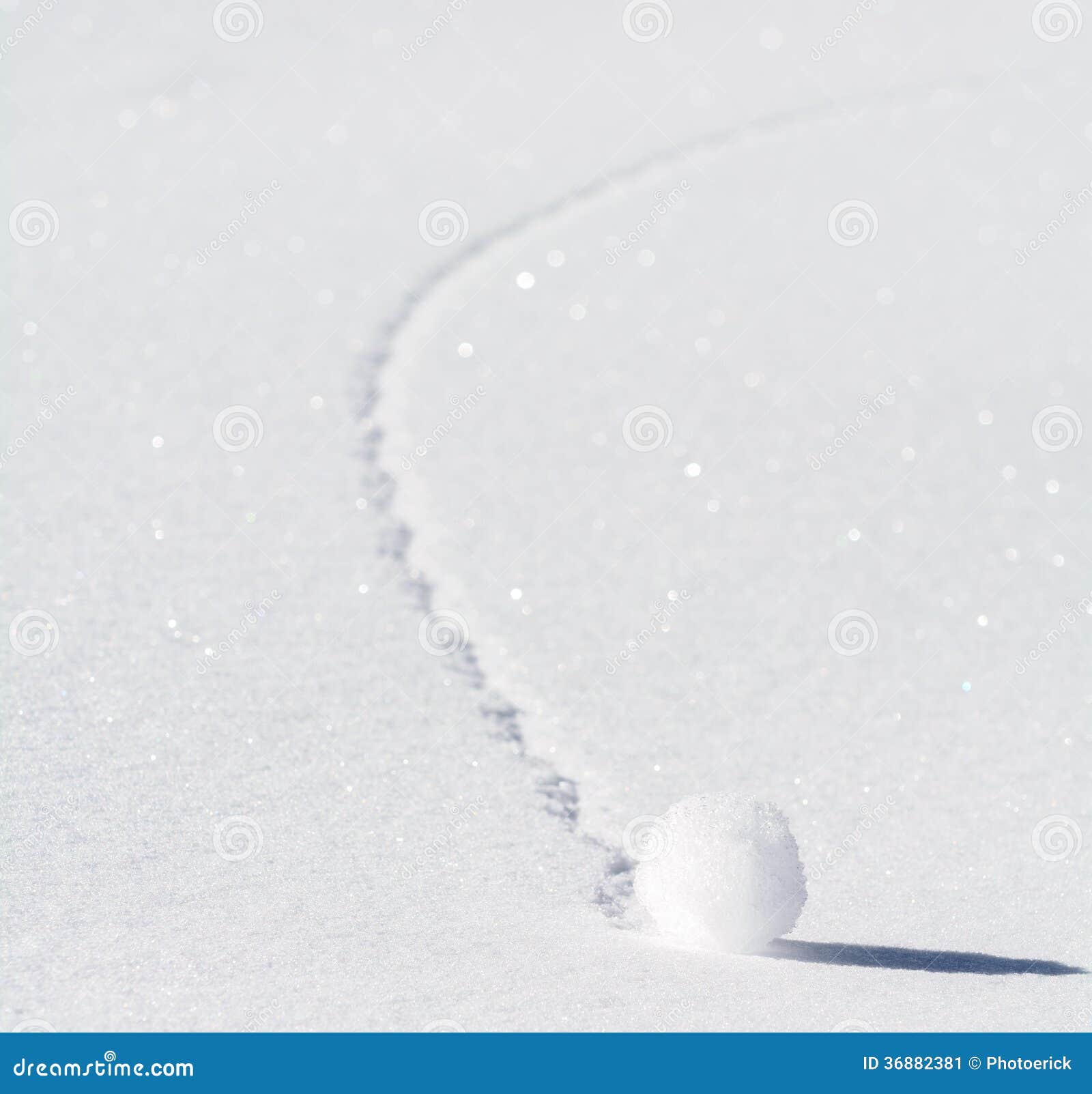 Snowball stock image. Image of roll, soft, slope, ball - 36882381