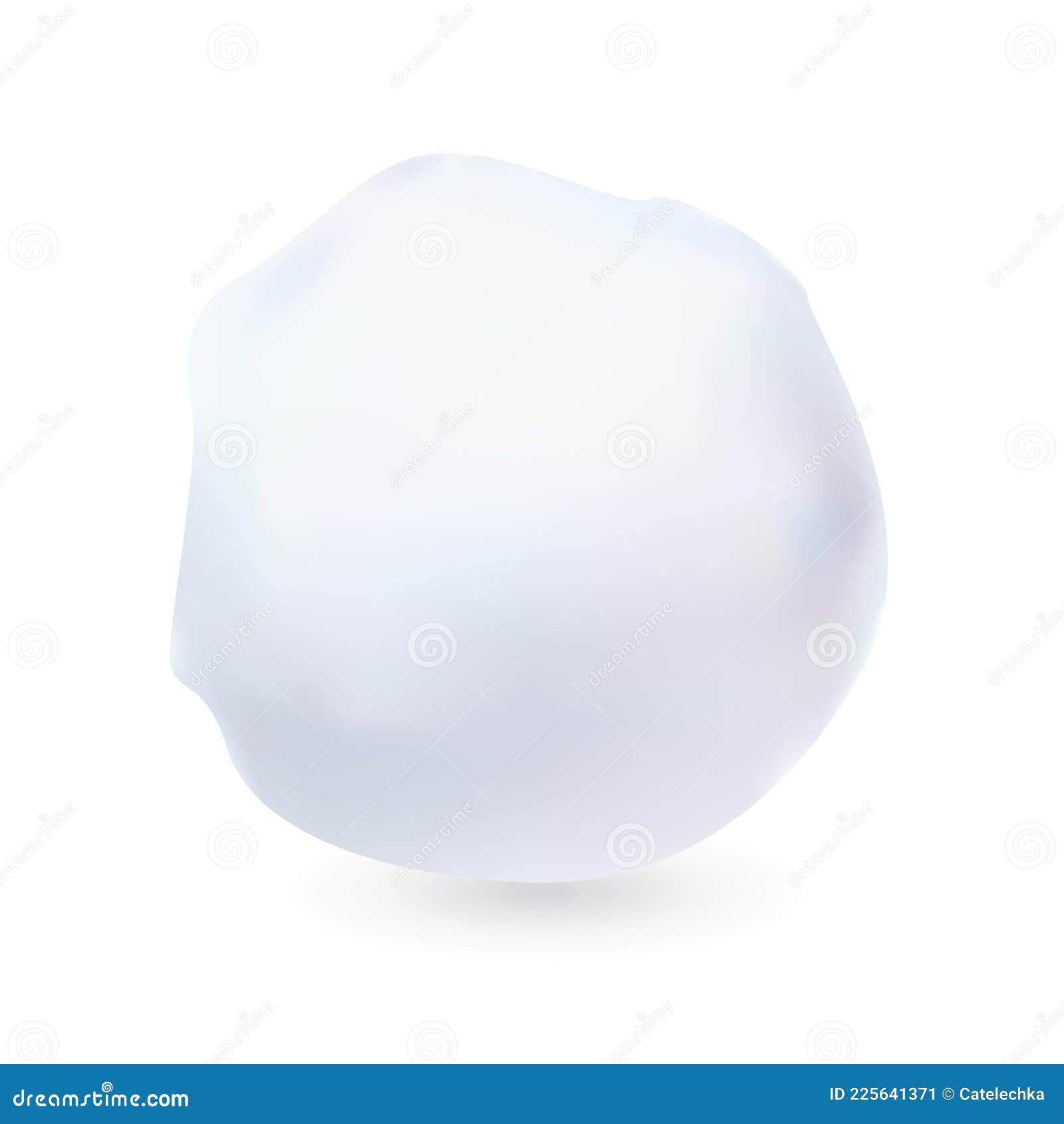 Snowball Realistic. Fight Funny Game With Round Frozen Snowballs Slush ...