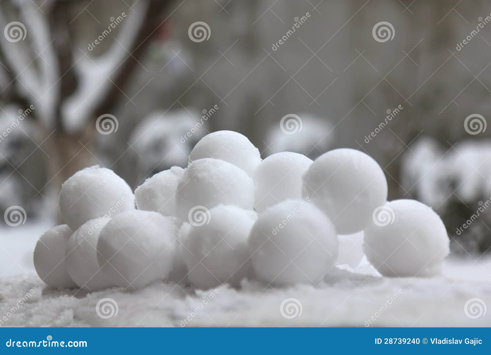Snowballs stock photo. Image of group, space, small, fresh - 28739240