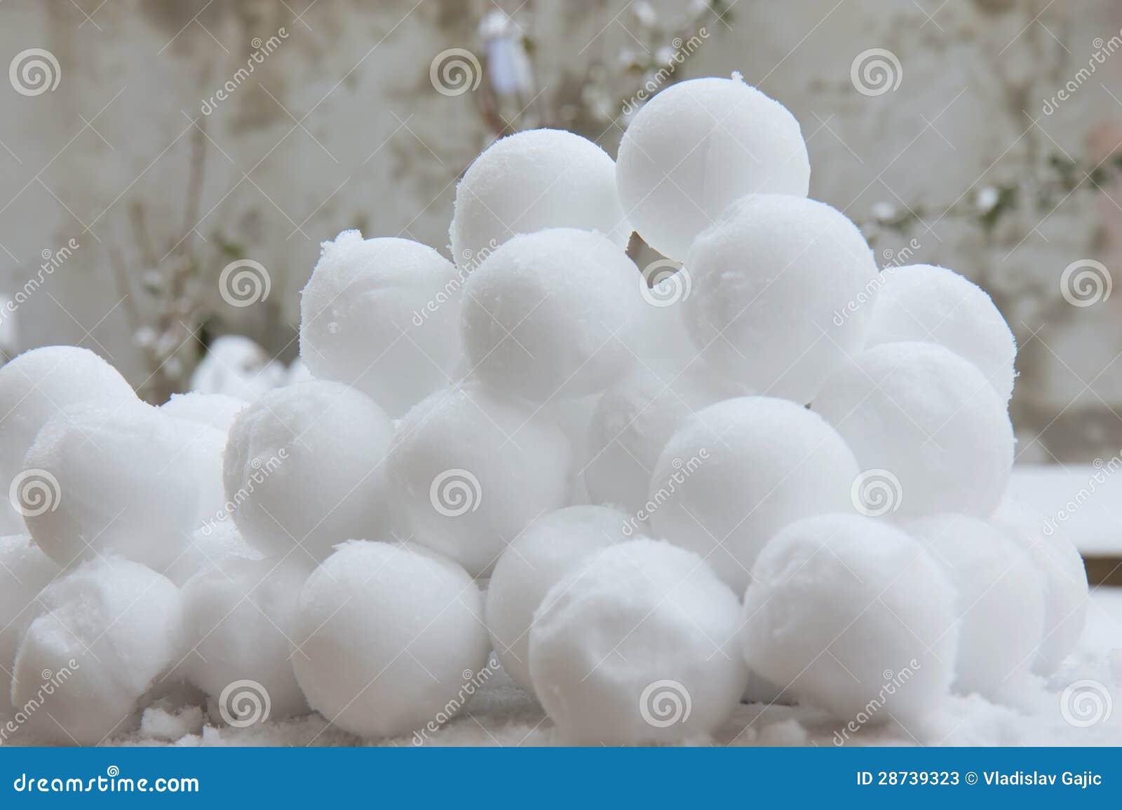 Snowballs stock image. Image of circle, space, little - 28739323
