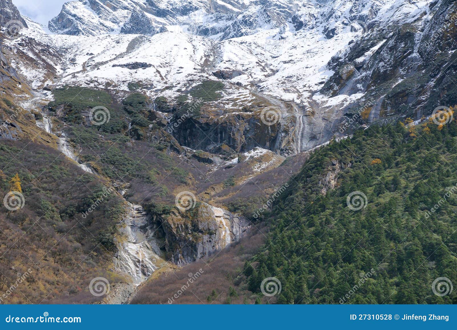 Snowberg scenery stock photo. Image of trees, tree, mountain - 27310528