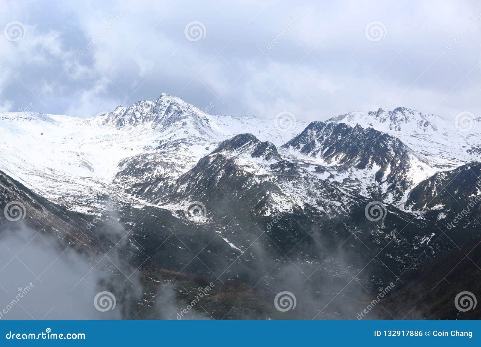Snowberg stock photo. Image of mountain, snow, snowberg - 132917886
