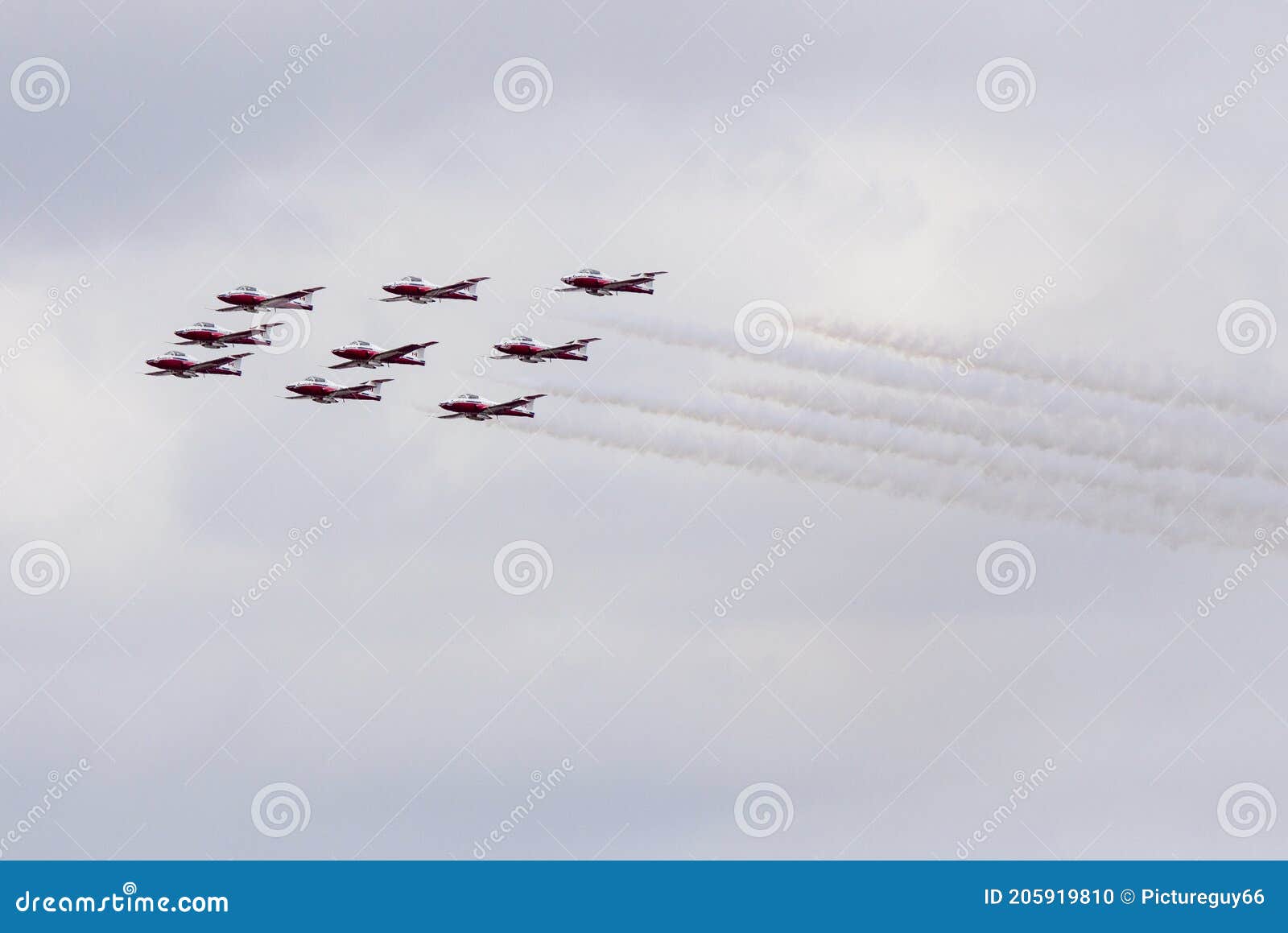 Snowbirds in Flight Canada stock photo. Image of team - 205919810