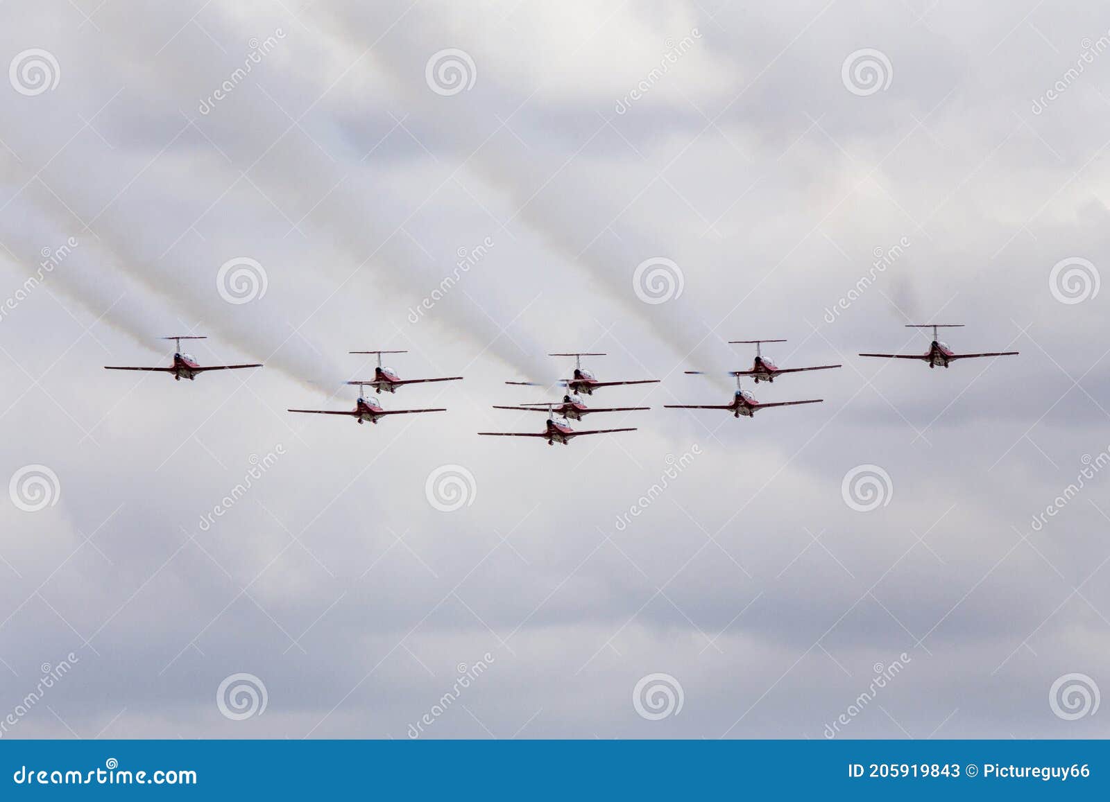 Snowbirds in Flight Canada editorial stock photo. Image of forces ...
