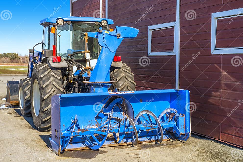 Snowblower stock image. Image of thread, milling, winter - 68694555