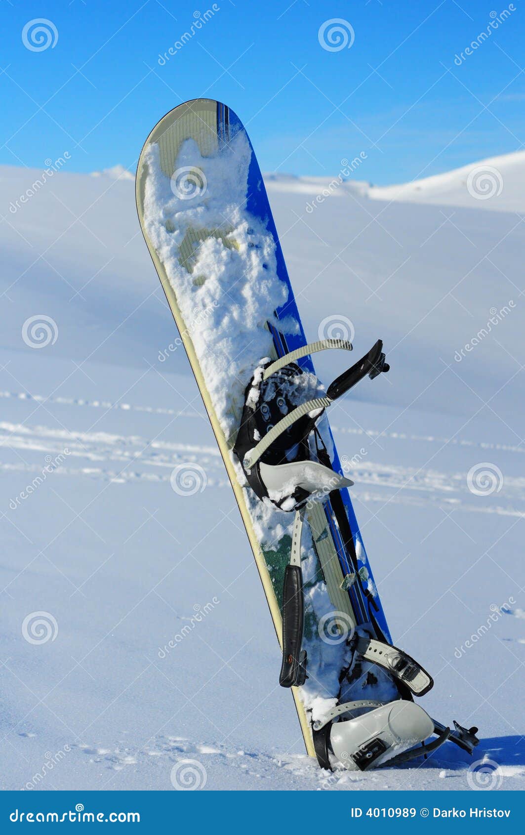 Snowboard stock image. Image of alps, mountain, alpine - 4010989