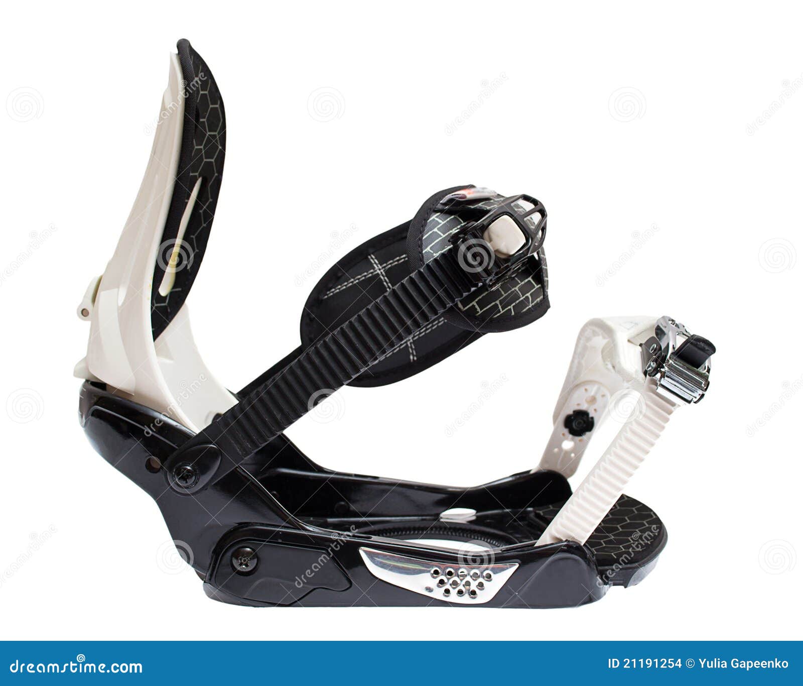 Snowboard binding isolated stock photo. Image of vitality - 21191254