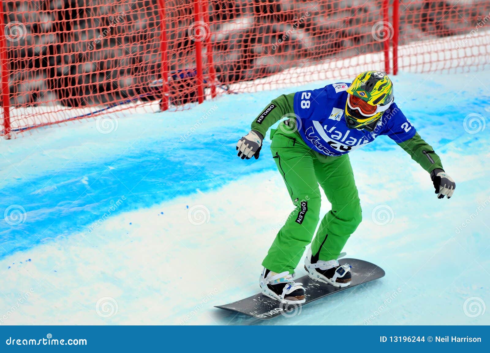 Snowboard cross world cup editorial stock image. Image of championships ...