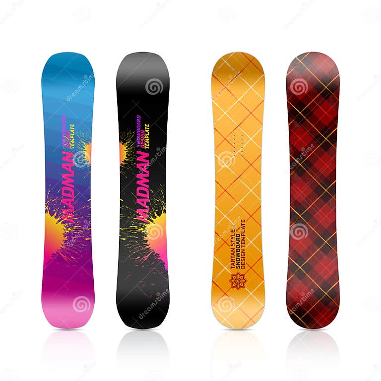 Snowboard design stock vector. Illustration of competitive - 35942185
