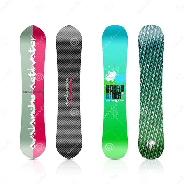 Snowboard design stock vector. Illustration of rider - 35942186