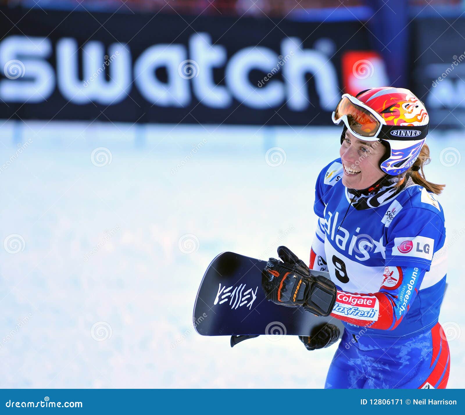 Snowboard Giant Parallel World Cup 2010 Editorial Photo - Image of ...