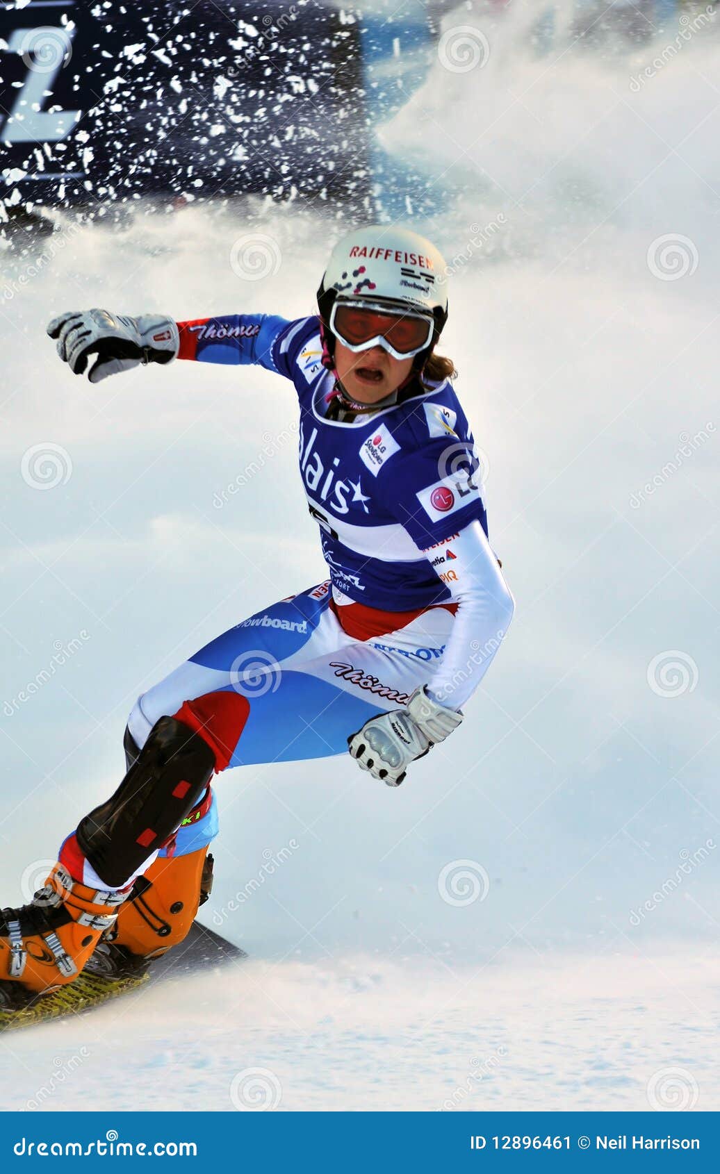 Snowboard Giant Parallel World Cup 2010 Editorial Photo - Image of ...