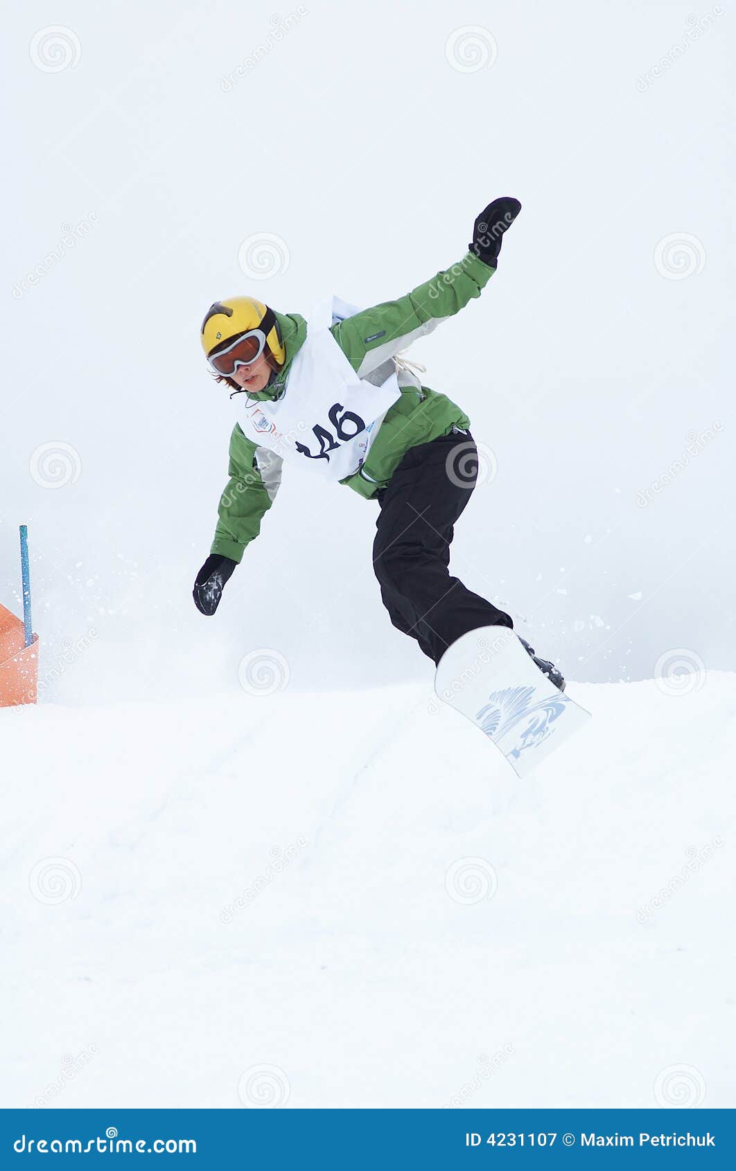 Snowboard girl fly editorial photography. Image of skiing - 4231107