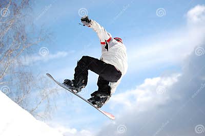 Snowboard half pipe stock image. Image of snow, pipe, ride - 4709603