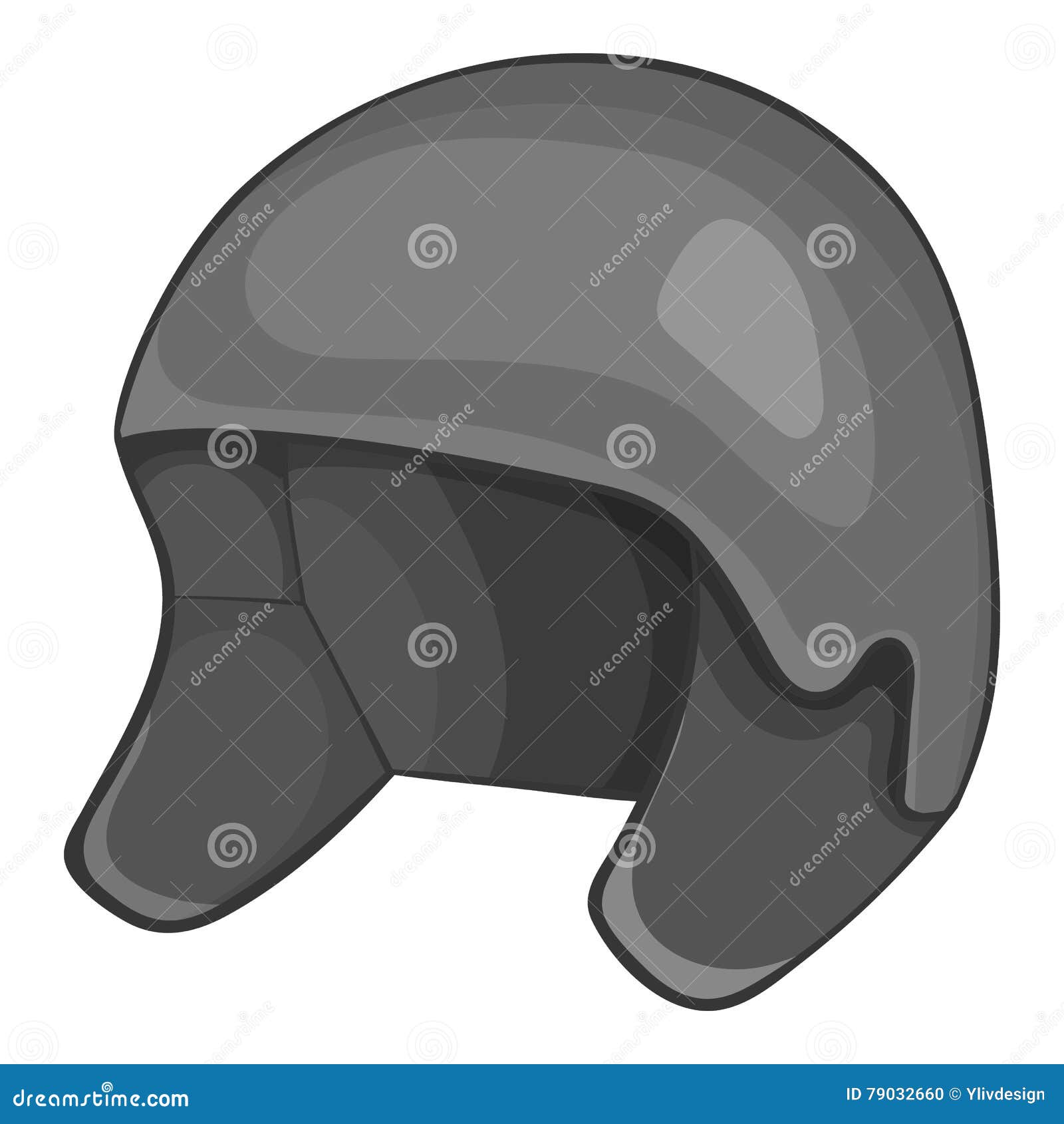 Snowboard Helmets Icon, Gray Monochrome Style Stock Vector ...