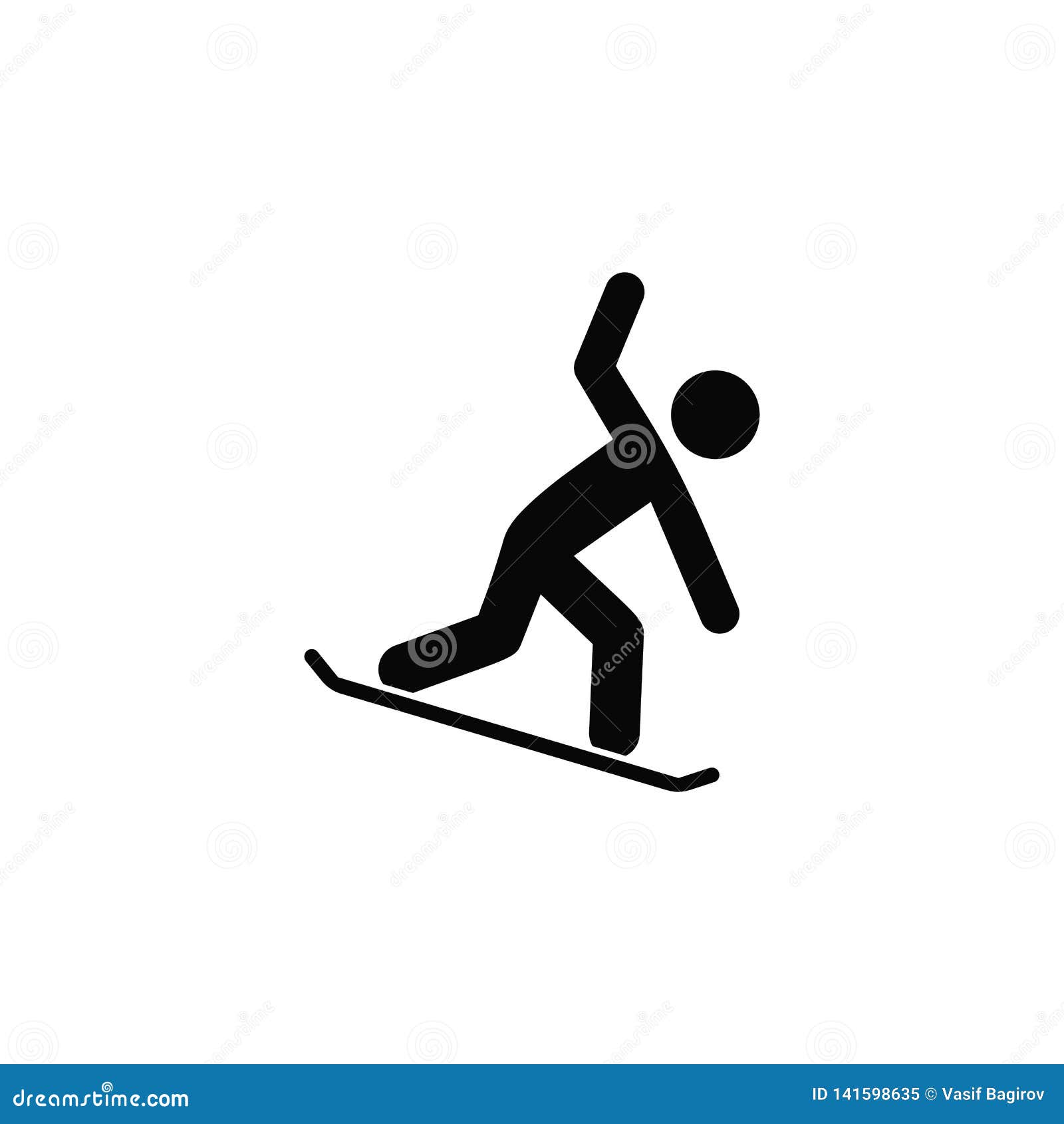 Snowboard, Icon. Element of Simple Icon for Websites, Web Design ...