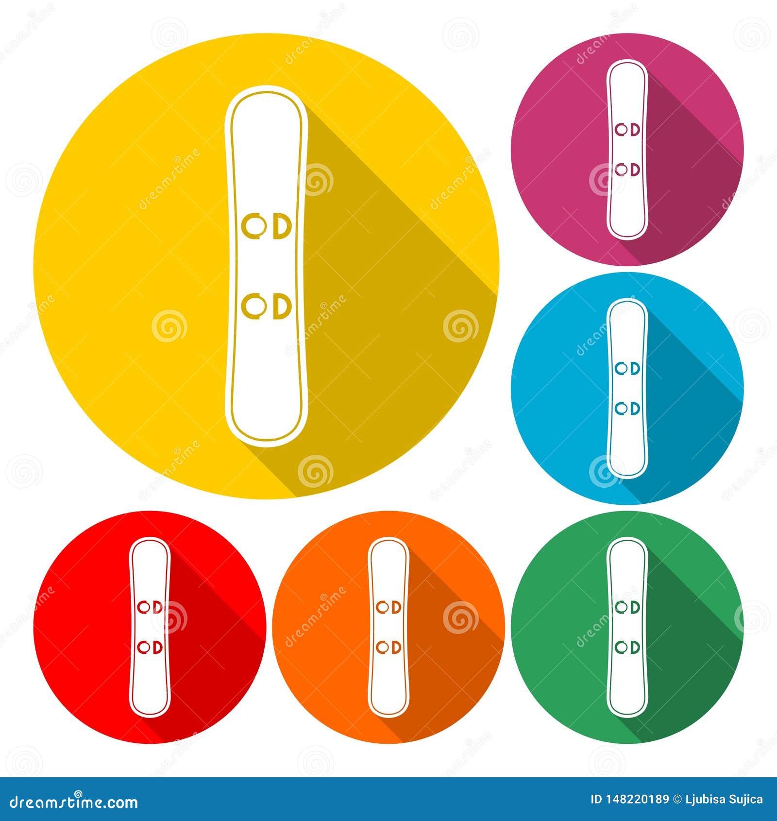 Snowboard Icon Flat Graphic Design Stock Vector - Illustration of ...
