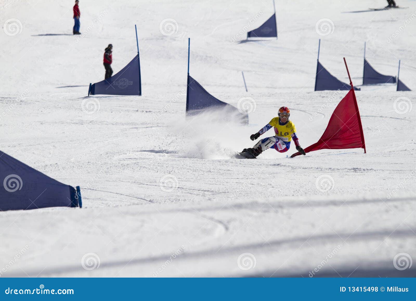 Snowboard Parallel Giant Slalom Editorial Stock Photo - Image of ...