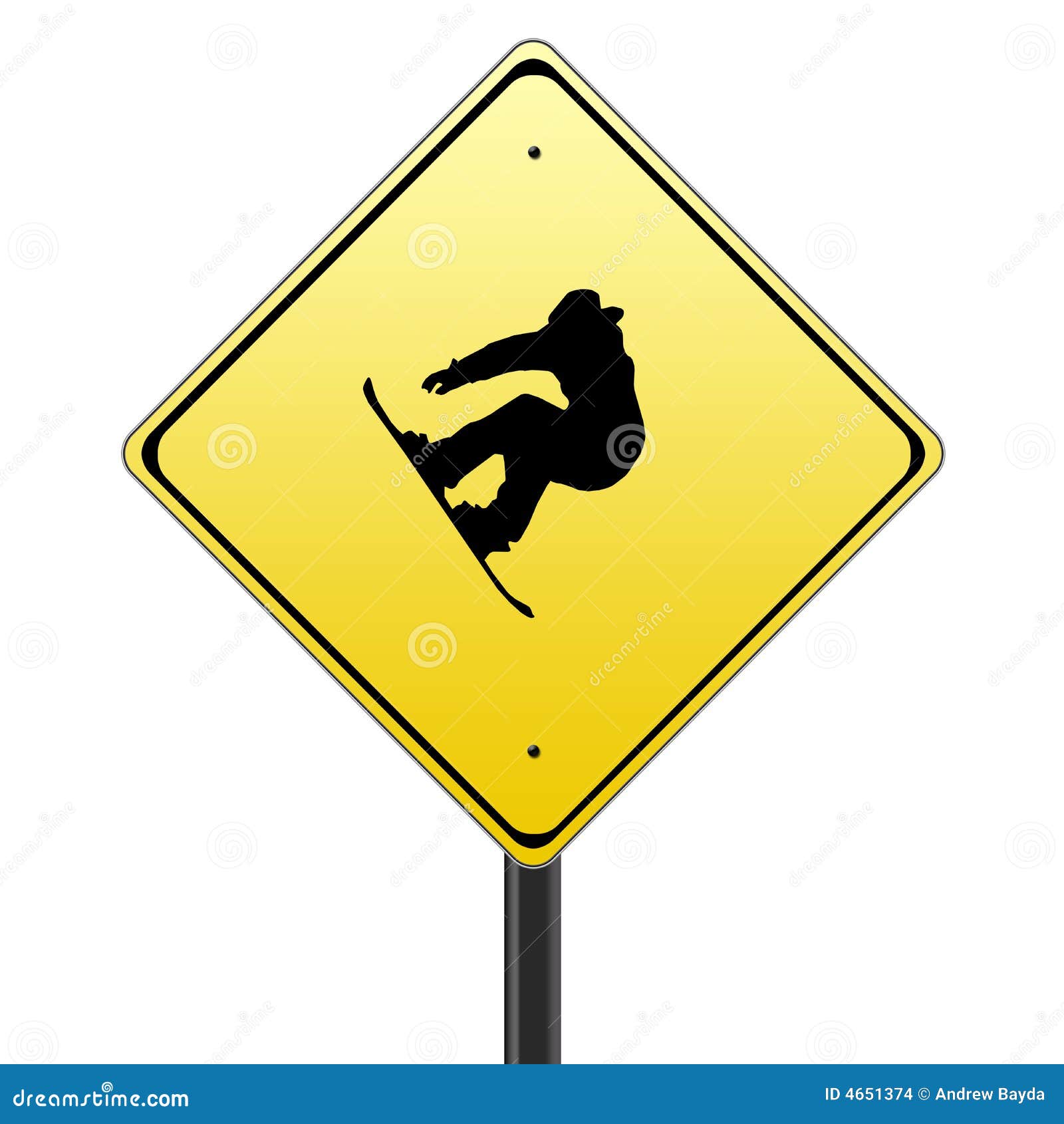 Snowboard sign stock vector. Illustration of cold, people - 4651374