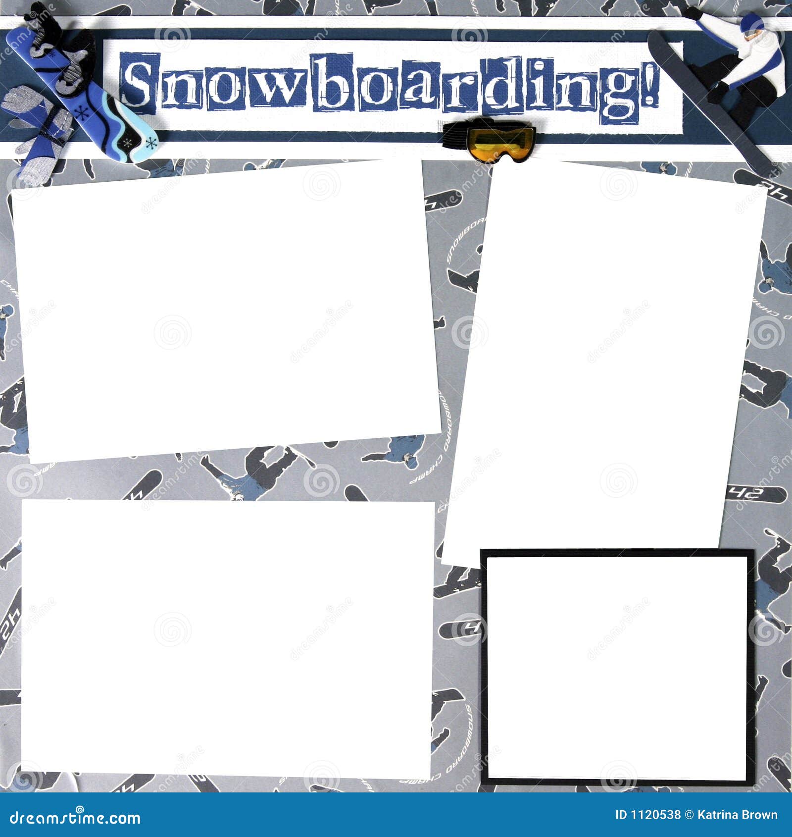 Scrapbook Frame Template