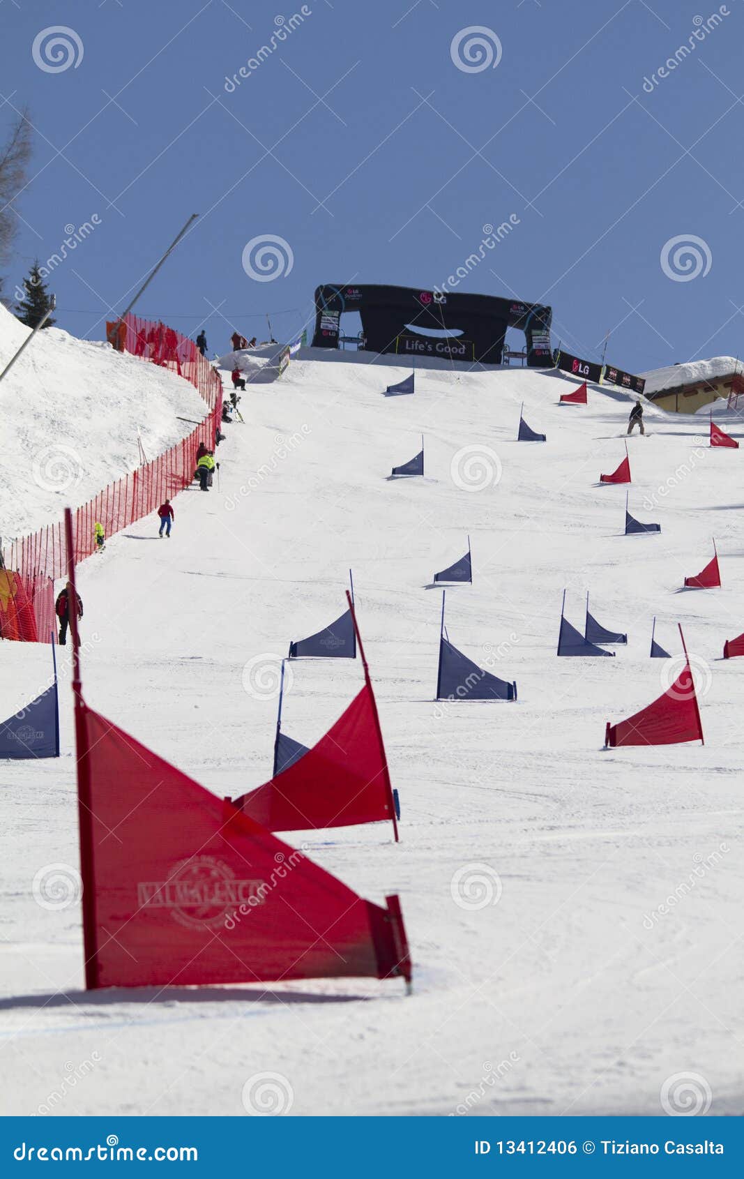 Snowboard track editorial photo. Image of agility, cold - 13412406