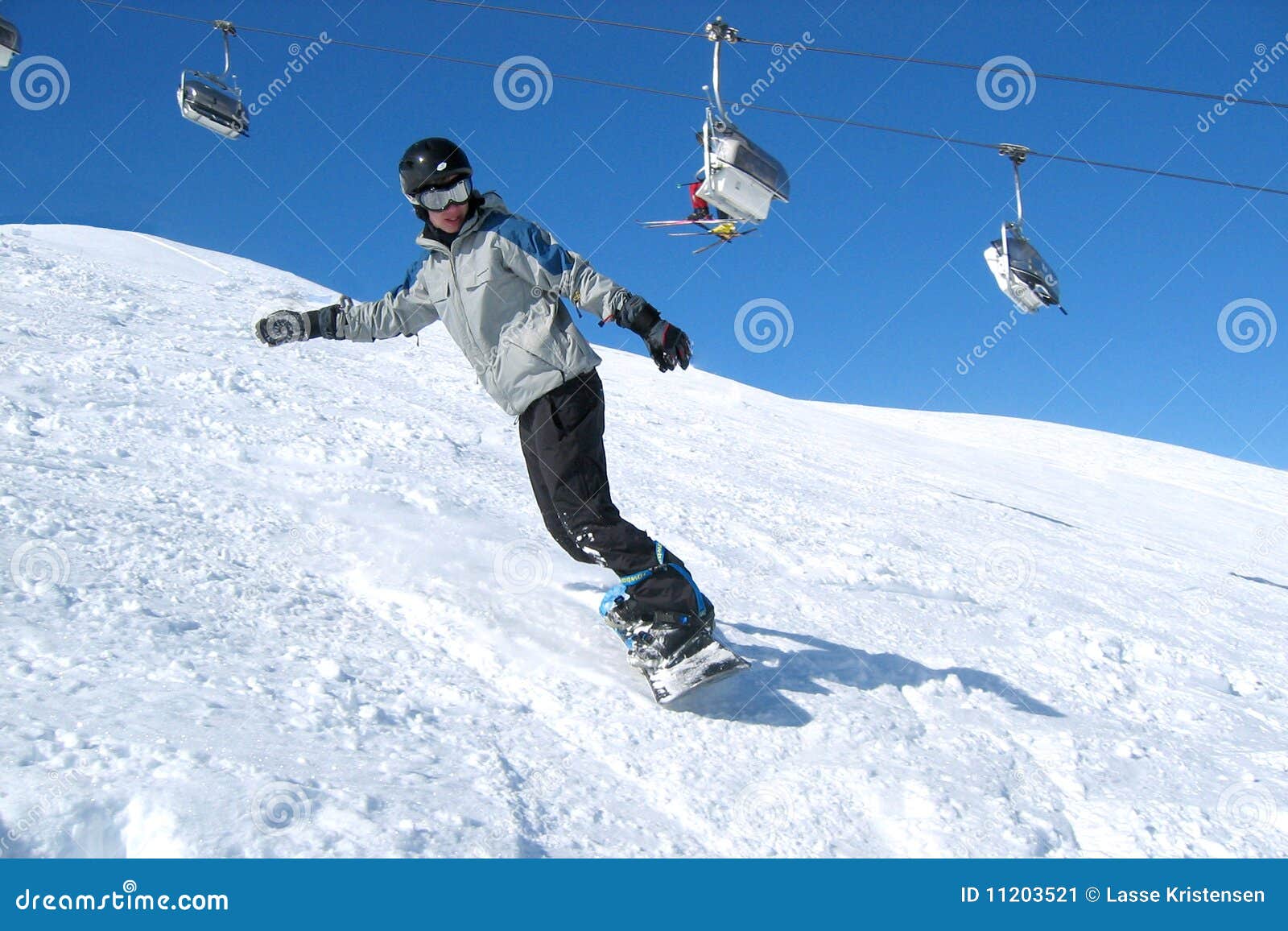 Snowboarder stock image. Image of jump, mountain, snowboarder - 11203521