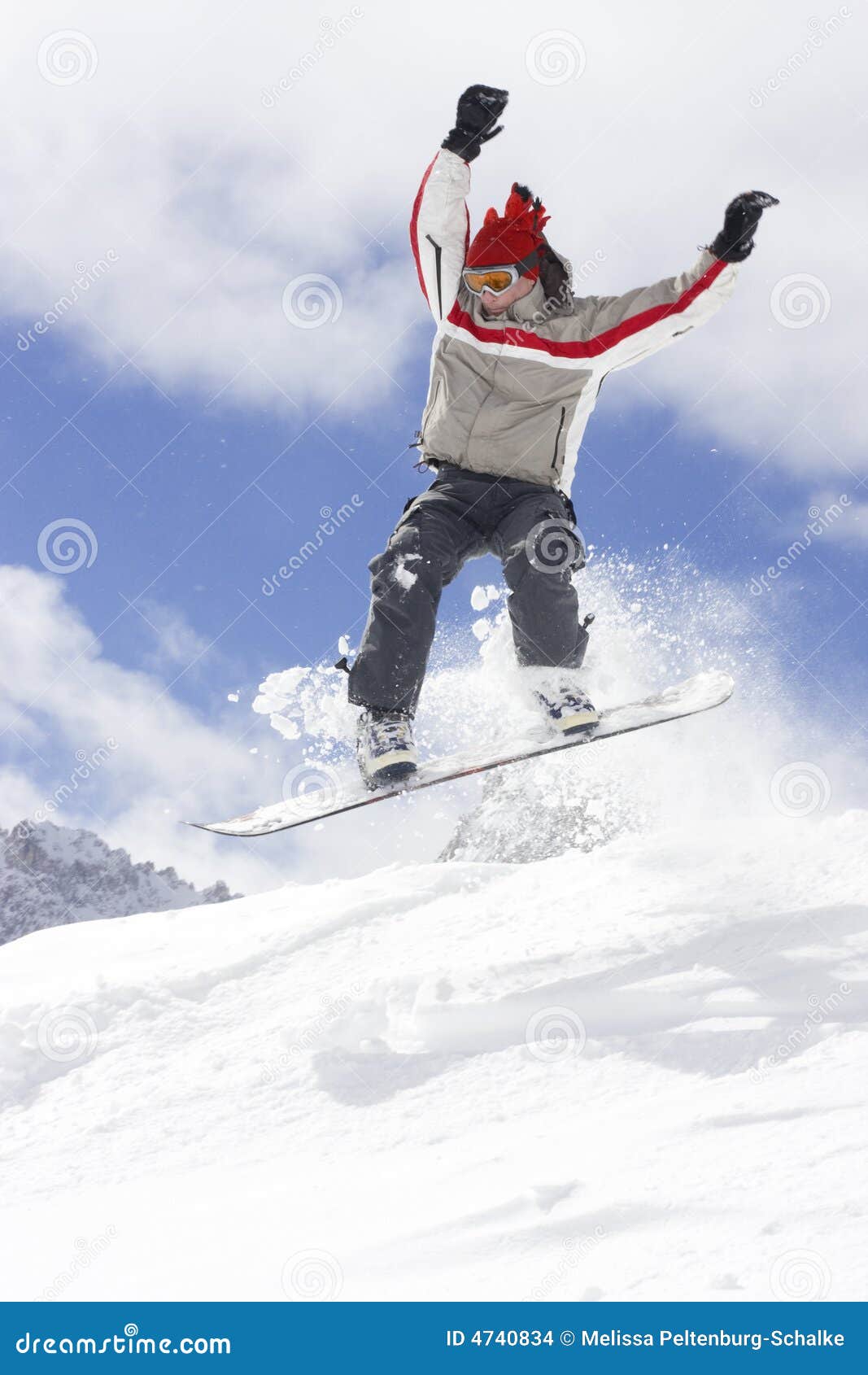 Snowboarder stock photo. Image of outdoor, extreme, snowboarder - 4740834