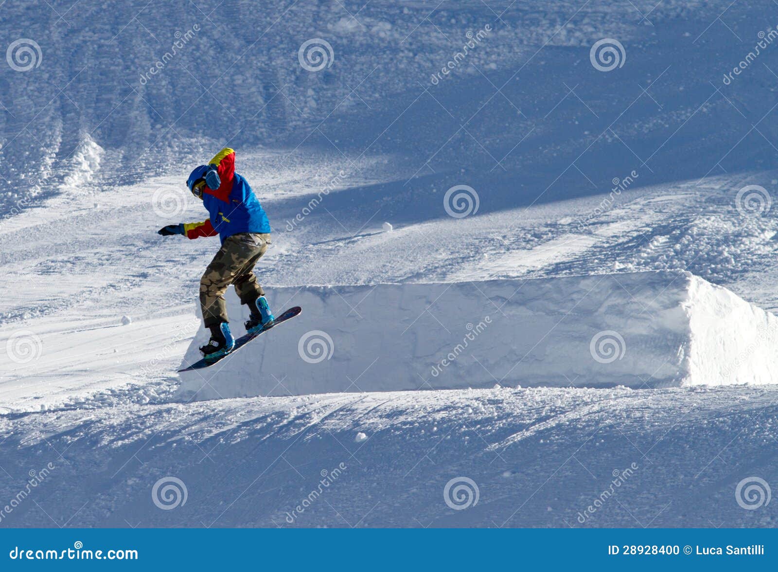 Snowboarder Doing Extreme Trick Stock Photo - Image of energy, cool ...