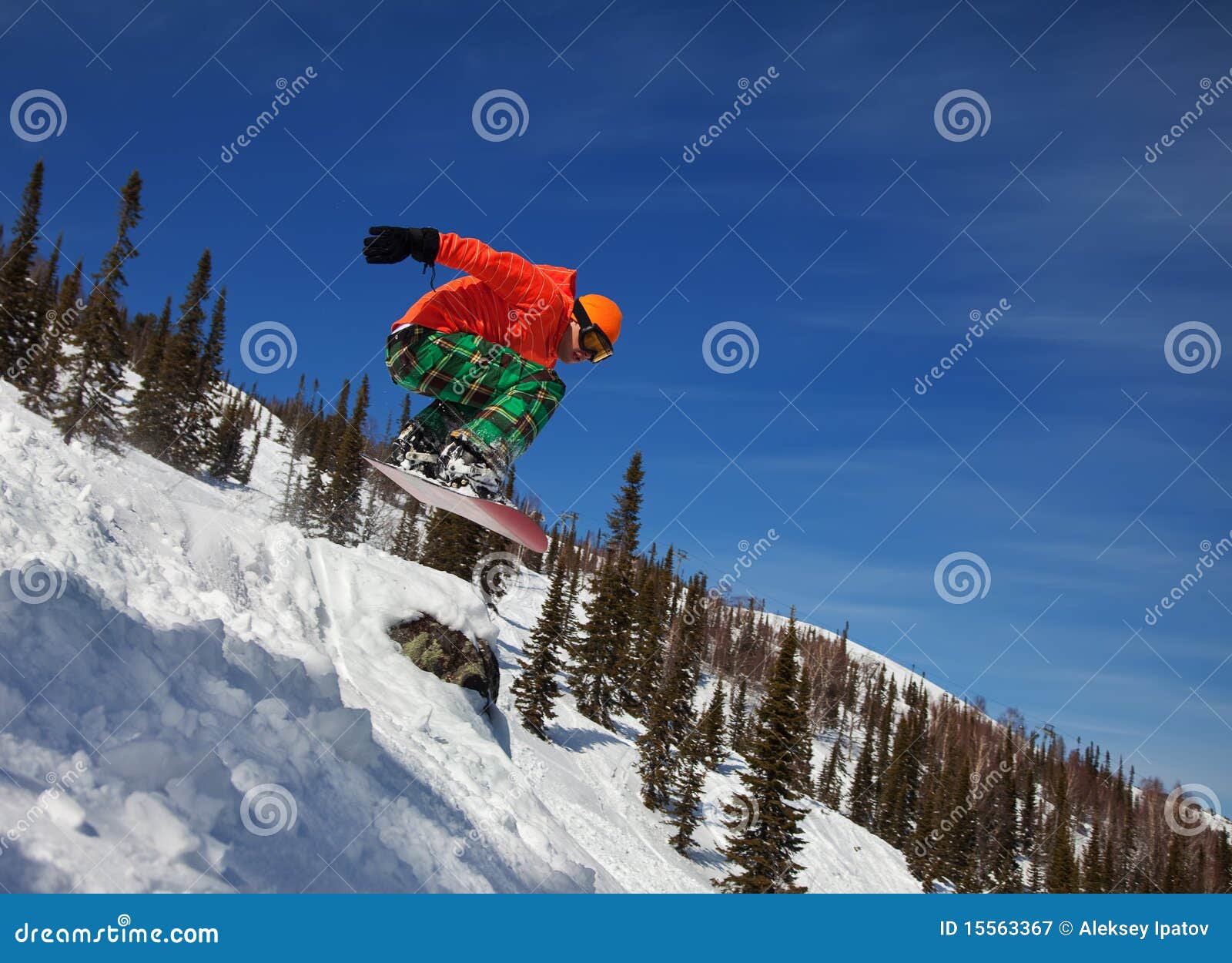 Snowboarder jumping stock image. Image of travel, adventure - 15563367