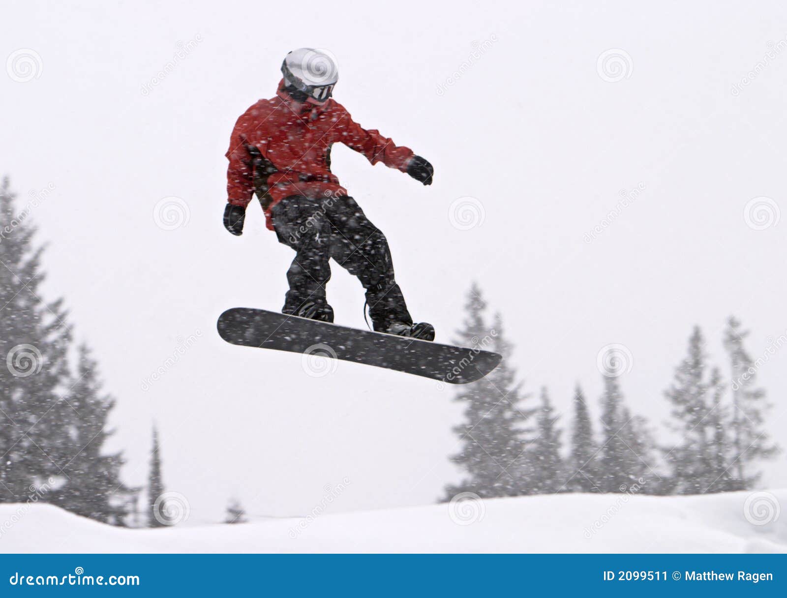 Snowboarder in Mid-Air stock image. Image of snow, jump - 2099511