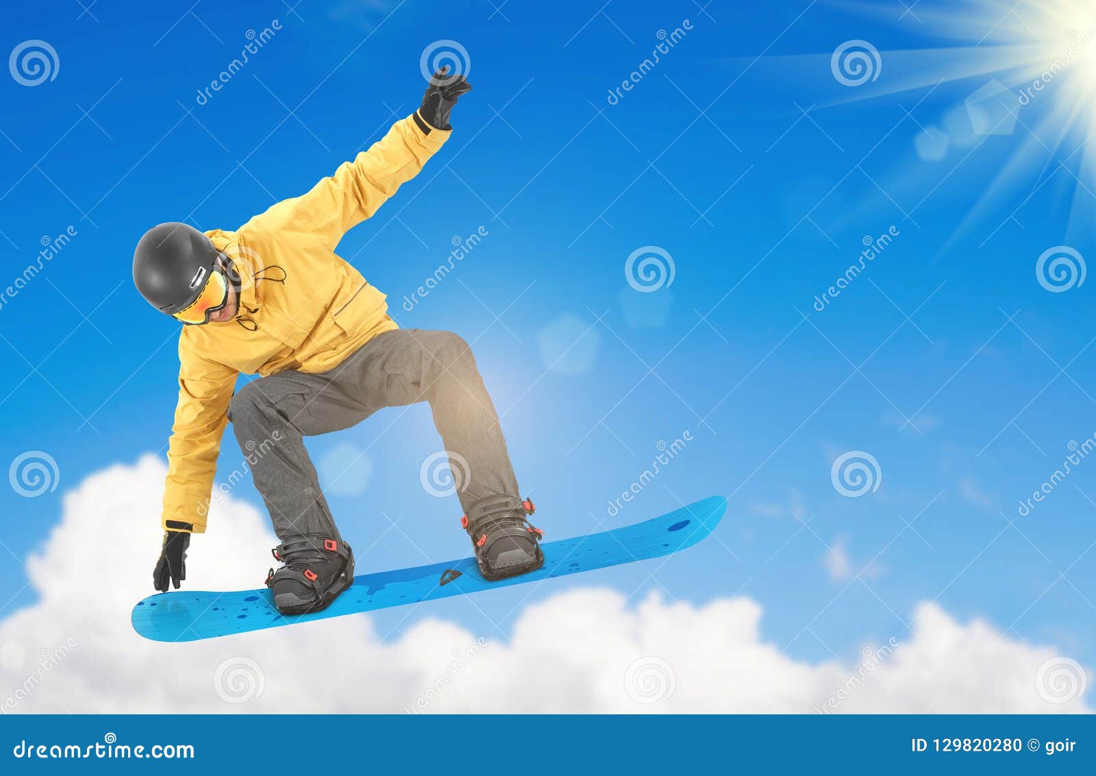 Snowboarder Performing a Tail Grab Stock Photo - Image of alps, motion ...