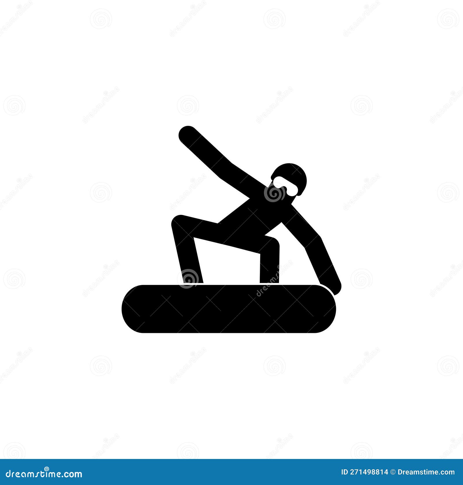 Snowboarder Sign Symbol. Snowboarding Icon Stock Vector - Illustration ...