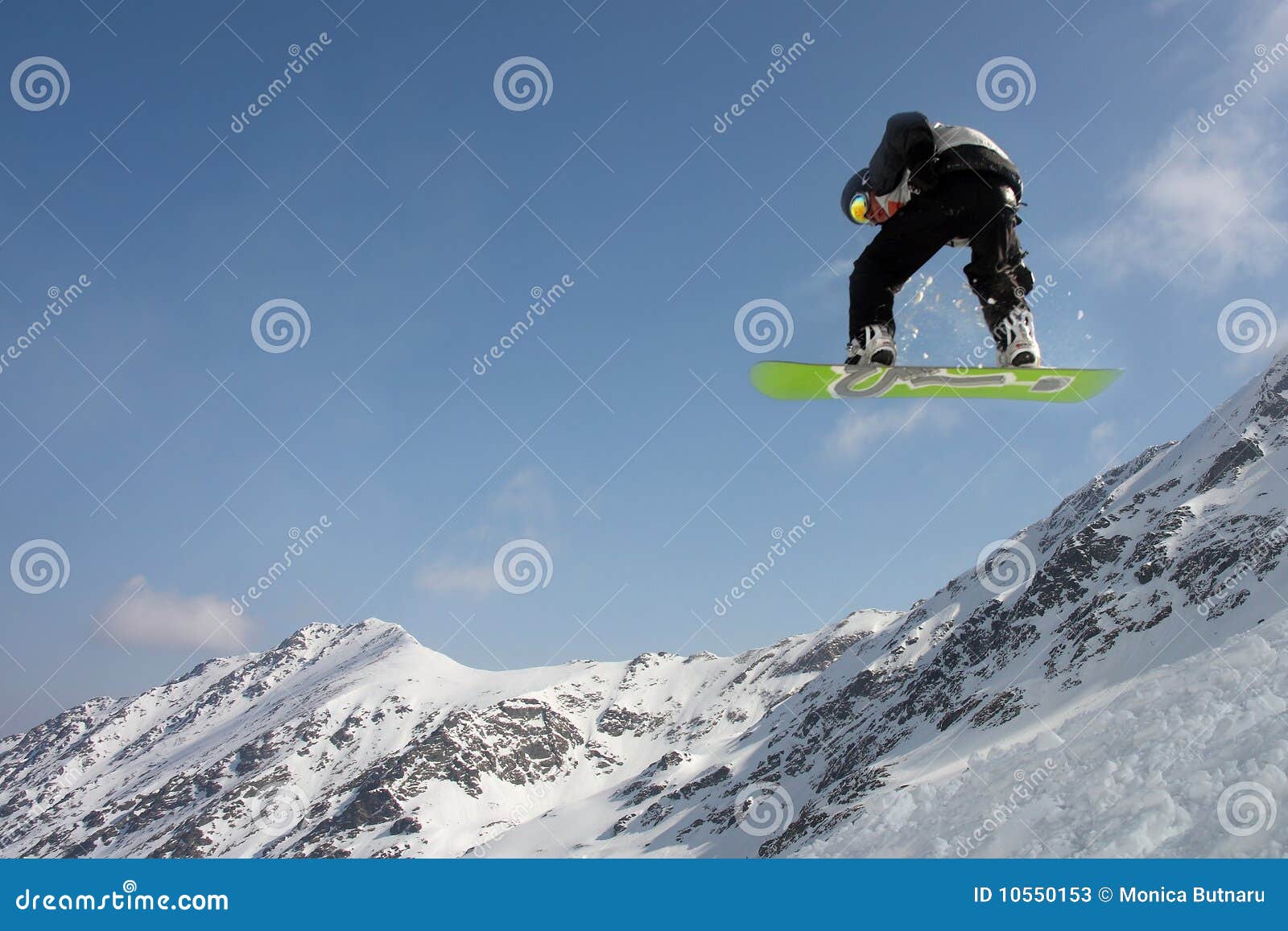 Snowboarding stock image. Image of snowboard, slope, action - 10550153