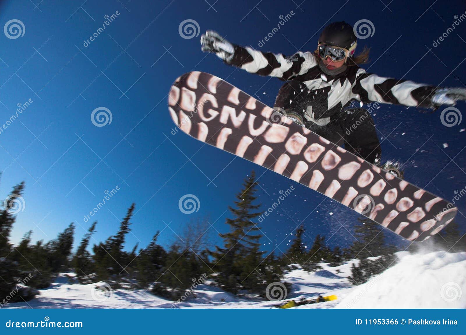 Snowboarding stock photo. Image of destinations, goggles - 11953366