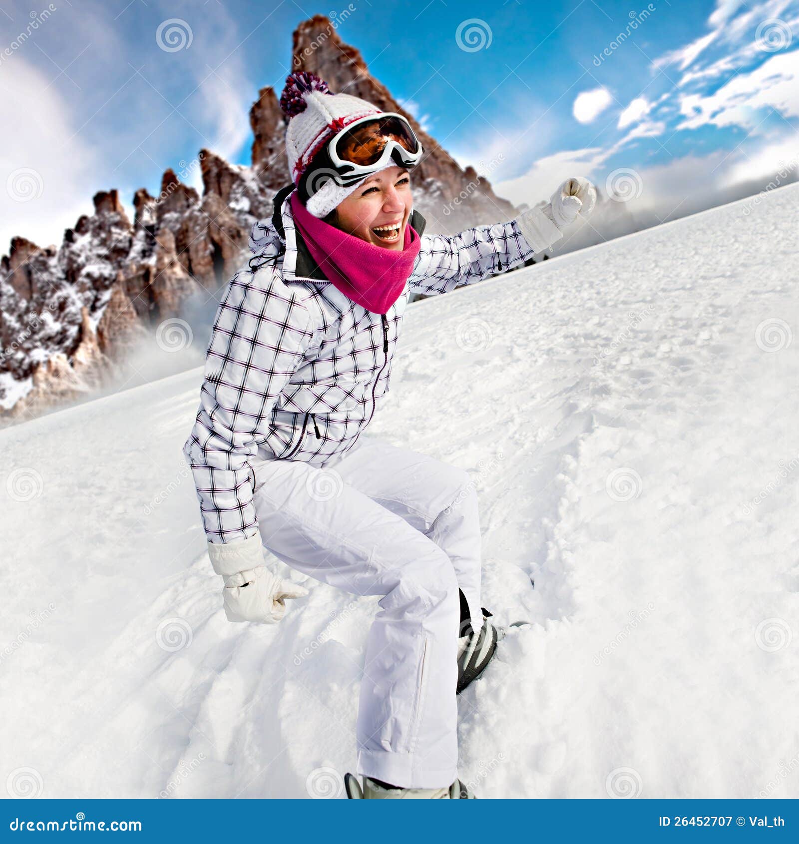 Snowboarding stock image. Image of style, activity, snow - 26452707