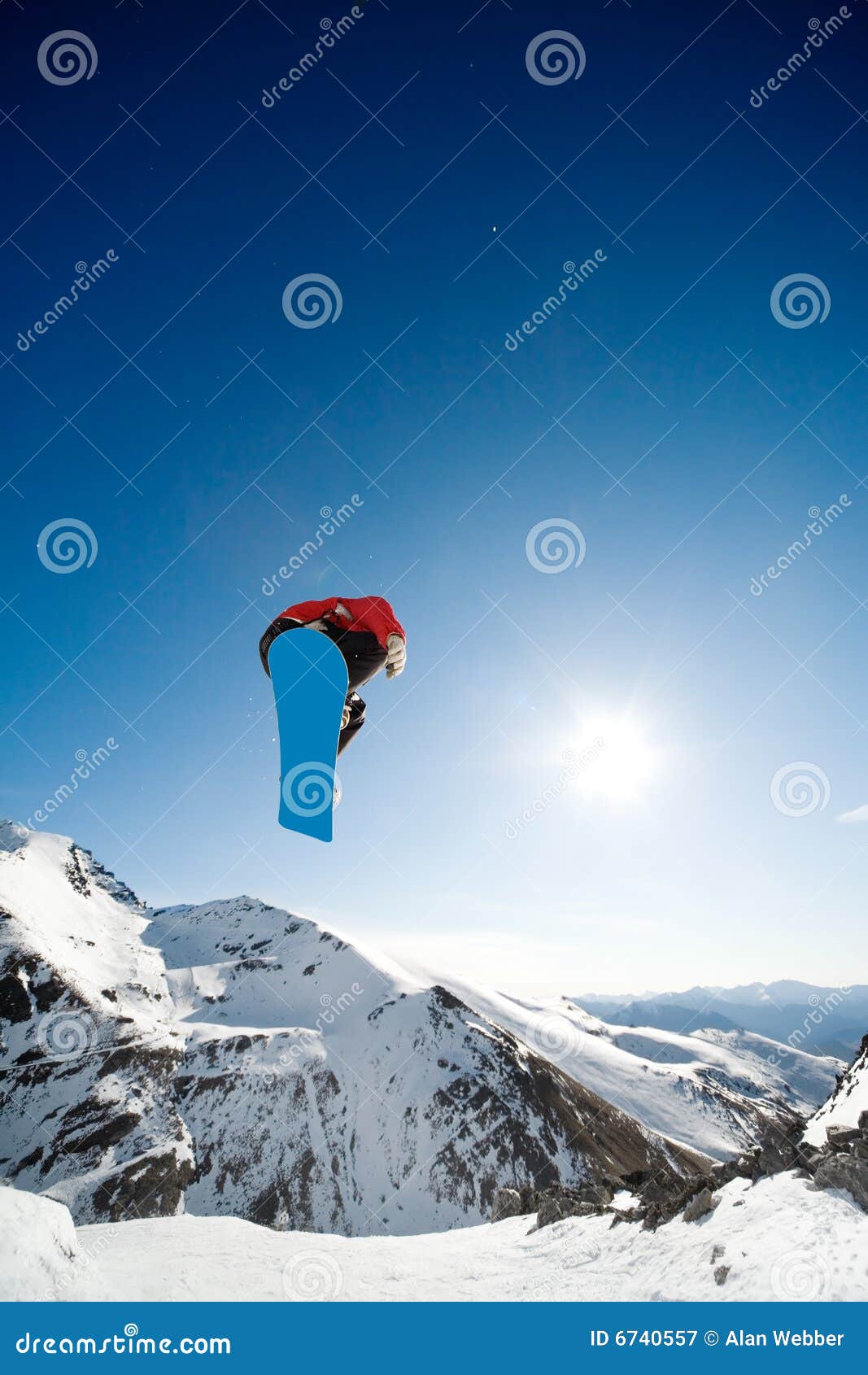 Snowboarding action stock image. Image of vacation, nature - 6740557
