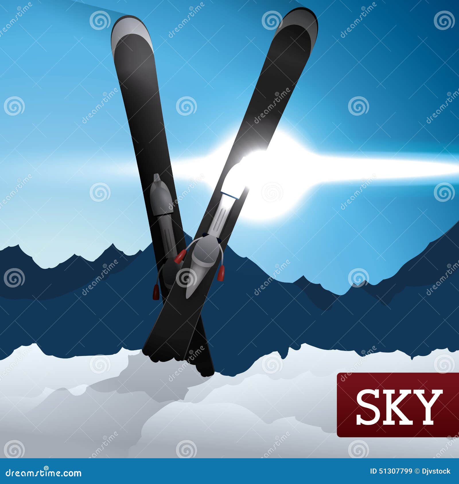 Snowboarding Design, Vector Illustration. Stock Vector - Illustration ...