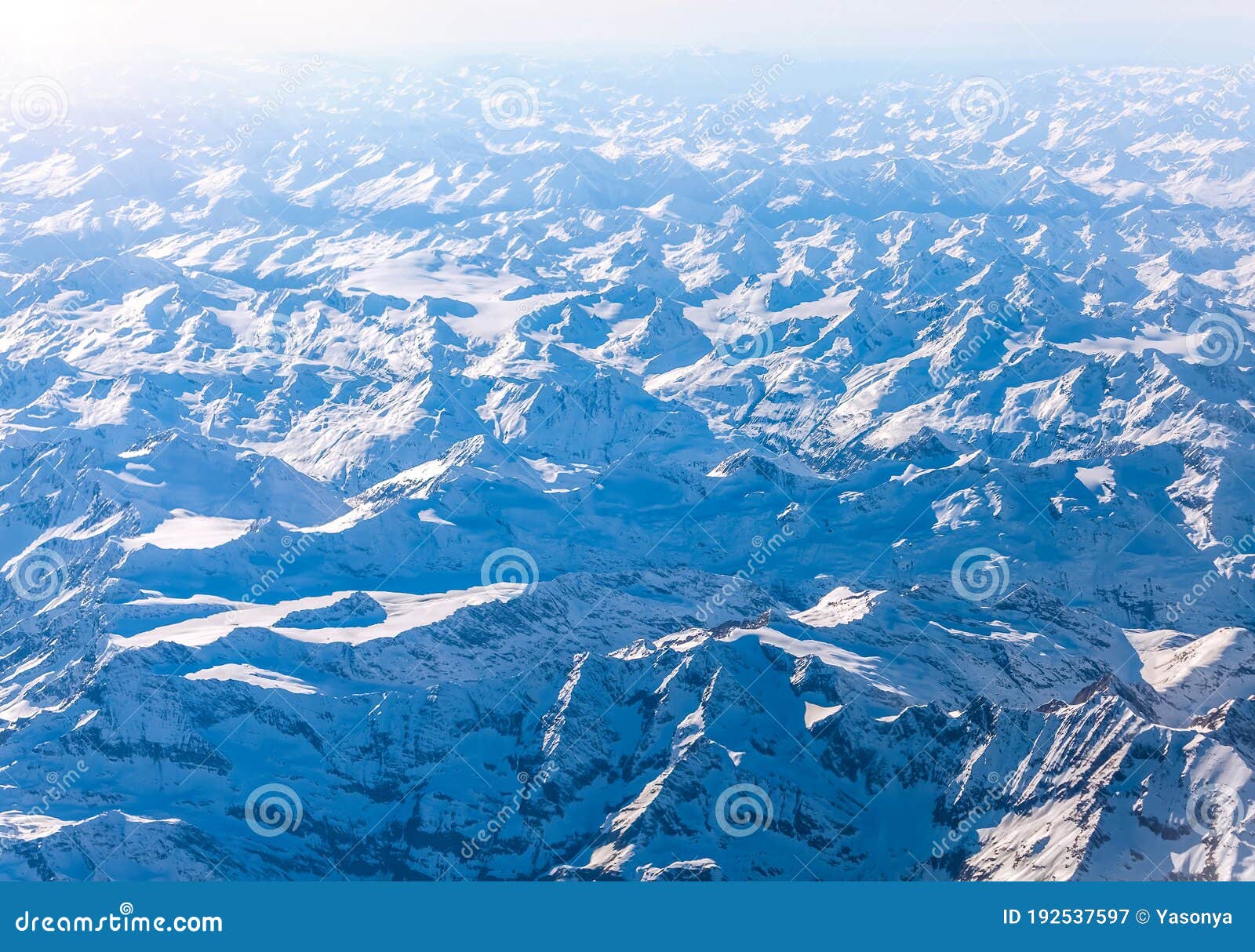 Top View. View From The Airplane Window. Summer Day, View From Above ...