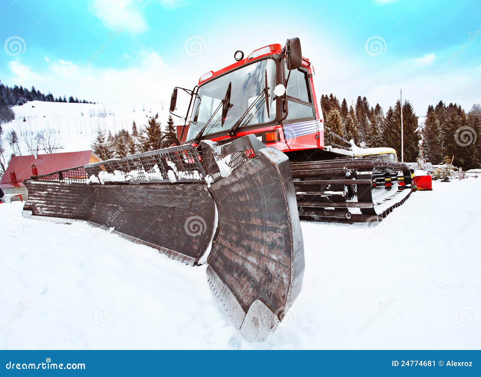 Snowcat stock image. Image of mobile, nature, extreme - 24774681